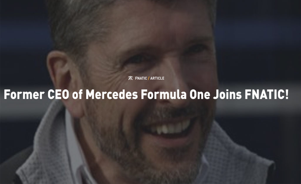 FNATIC ficha a Nick Fry, ex CEO de Mercedes AMG, como Head of ...
