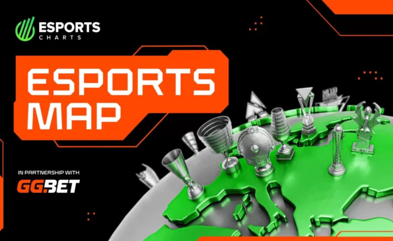 GG.BET y Esports Charts presentan la actualización del Esports Map ...